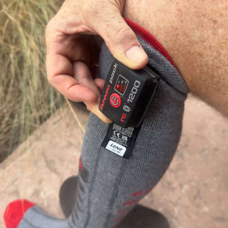Review: Lenz 5.1 Heated Socks - The High Route